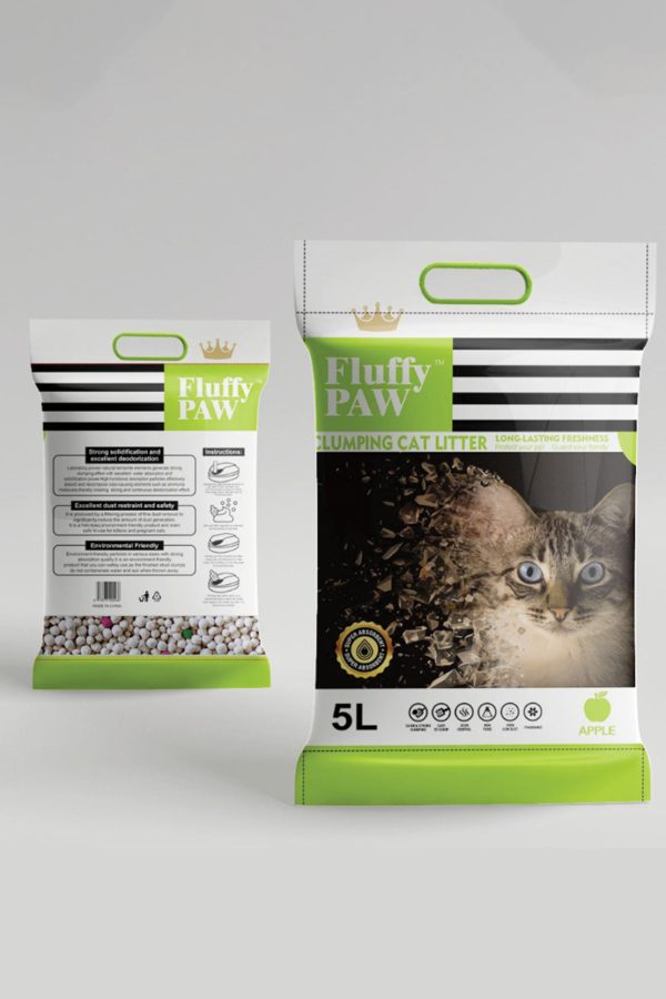 Fluffy Paws Cat Litter 5L – Apple – Pet Pantry
